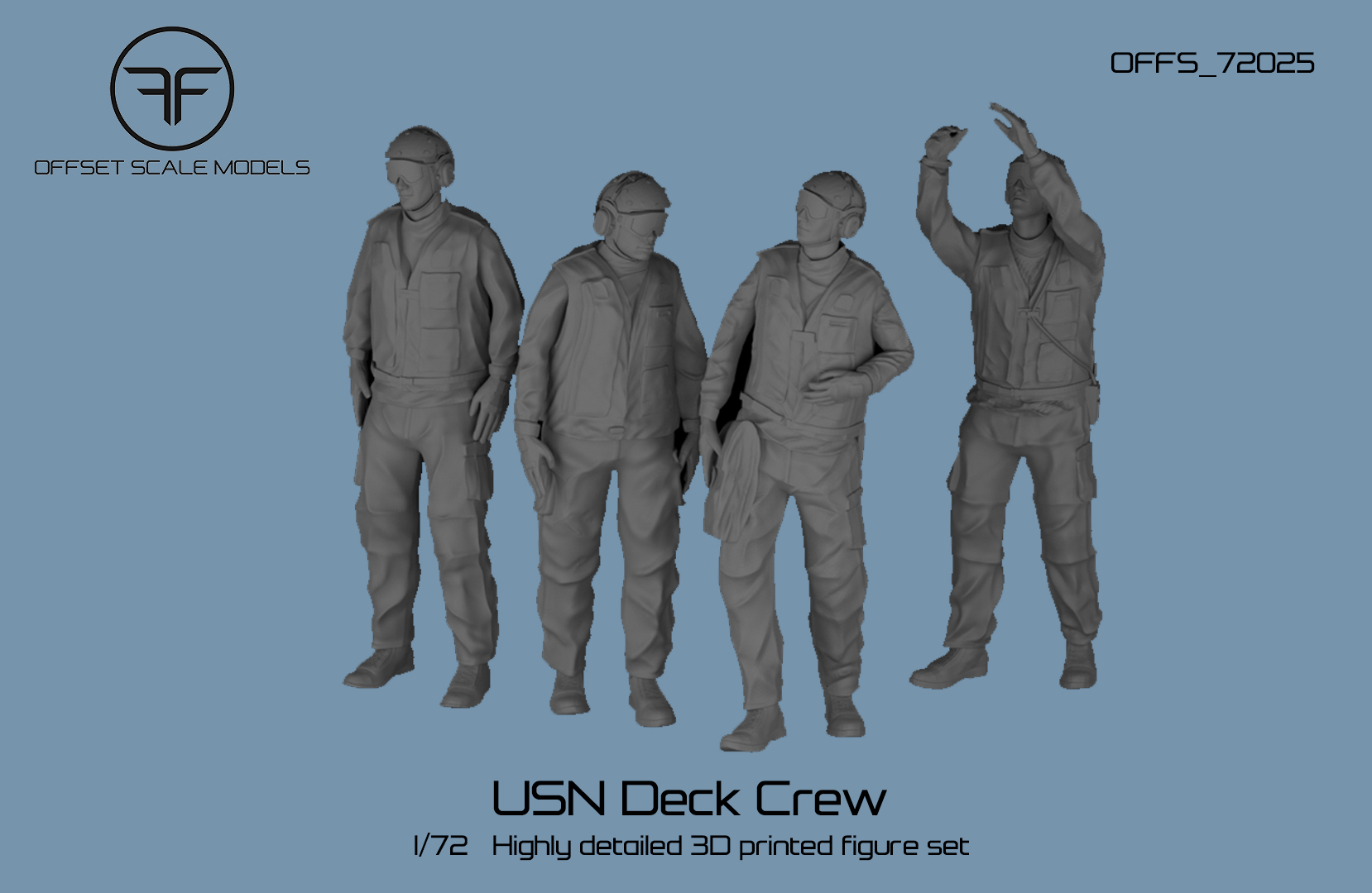1:72 USN Deck Crew