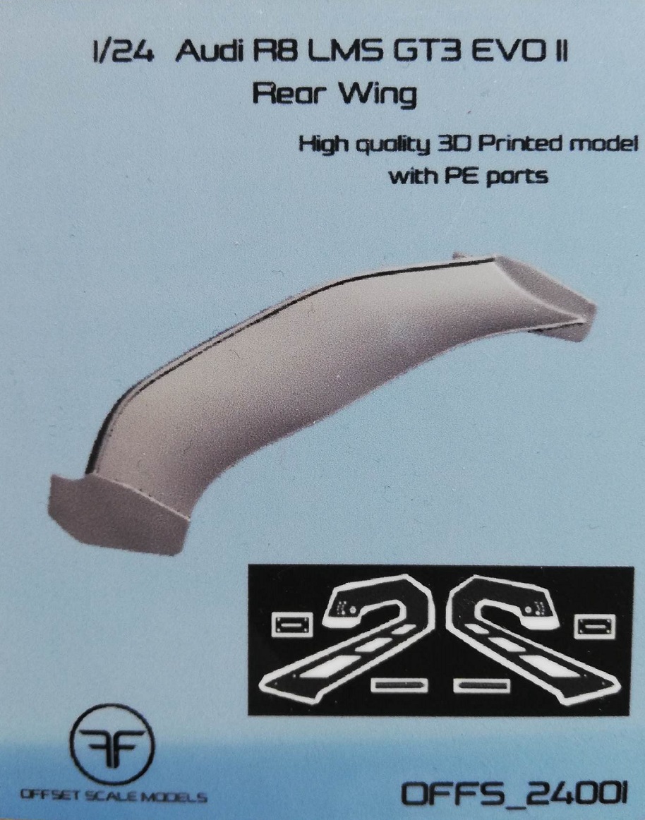 1:24 Audi R8 LMS GT3 EvoII Rear wing