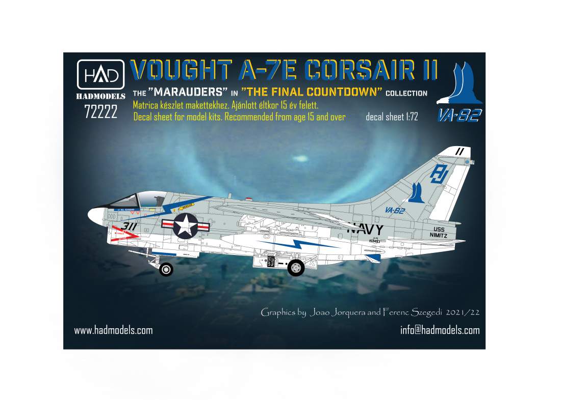 1:72 A-7E Corsair II VA-82 ” The Marauders” in ”The Final Countdown ...