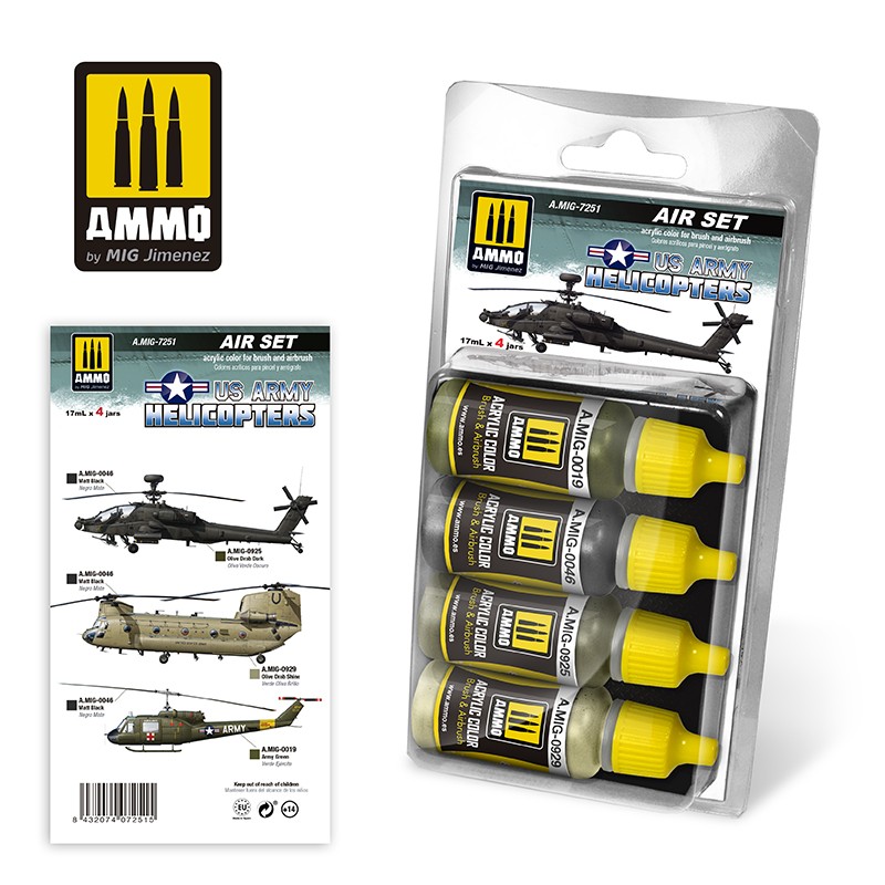 US Army Helicopters Set