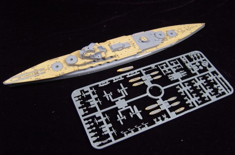 1:700 IJN Mutsu 1943 Wooden Deck