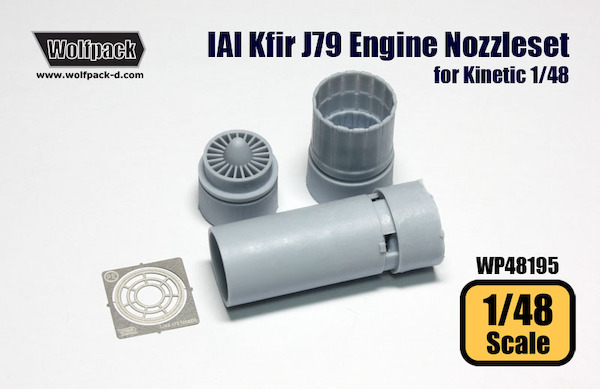 1:48 IAI Kfir J79 Engine Nozzle Set for Kinetic