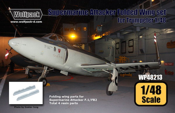 1:48 Supermarine Attacker Folded Wing Set for Trumpeter