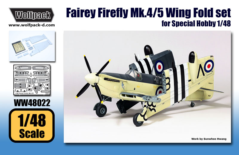 1:48 Fairey Firefly Mk.4/5 Wing Fold Set for Special Hobby