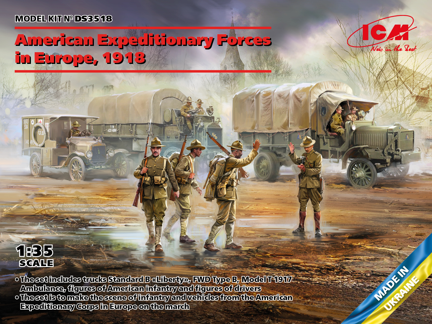1:35 American Expeditionary Forces in Europe, 1918