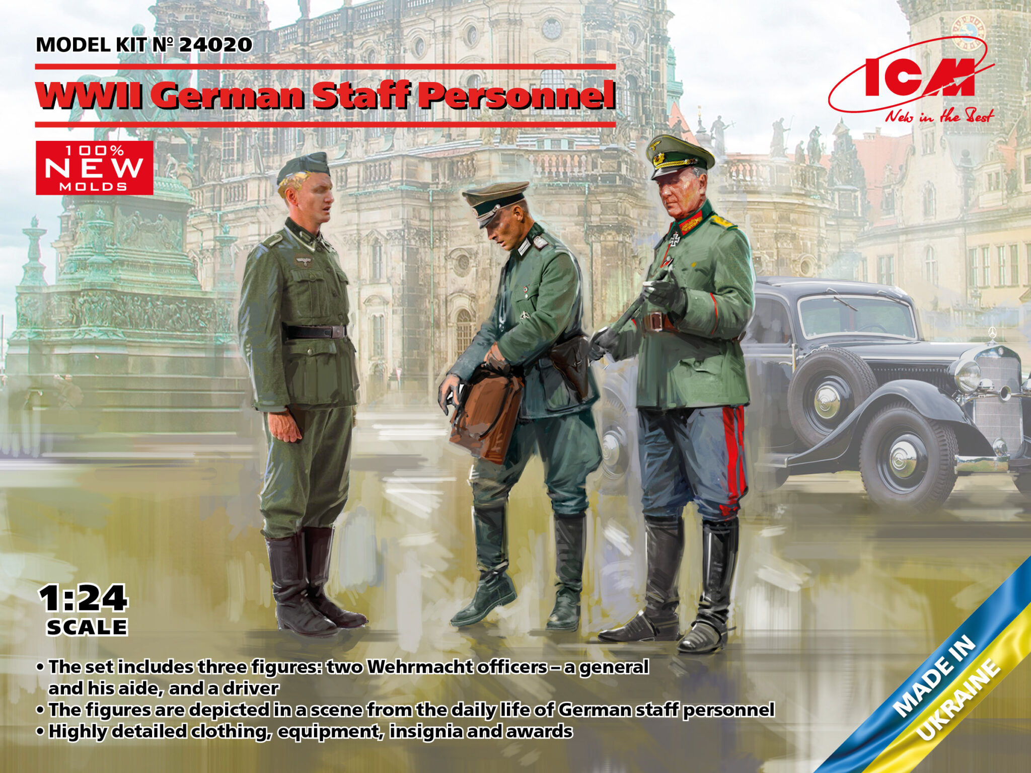 1:24 WWII German Staff Personnel