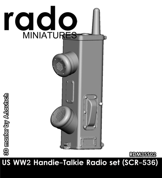 1:35 US WW2 Handie-Talkie Radio set (SCR-536)