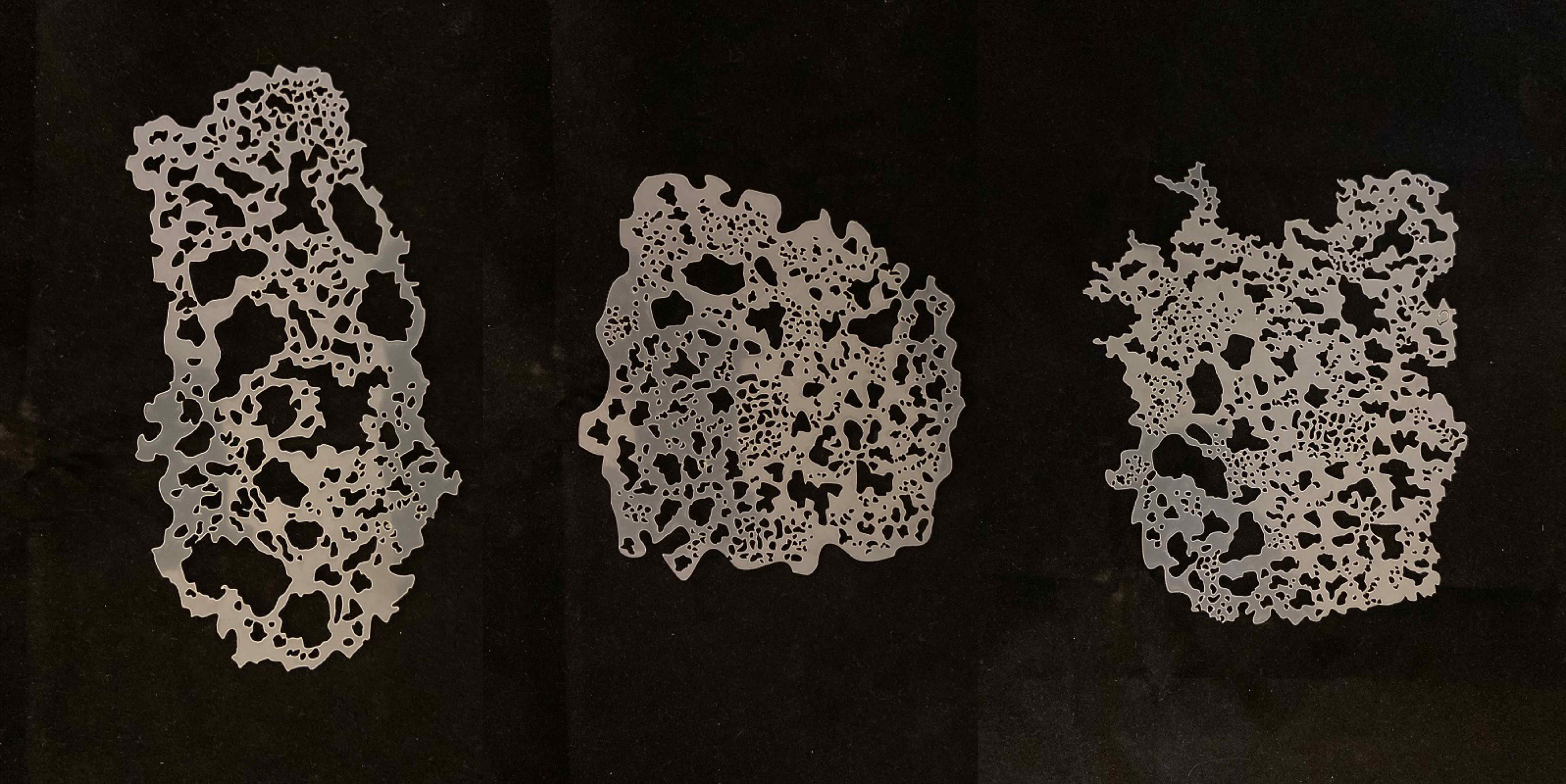 Airbrush stencils XL set