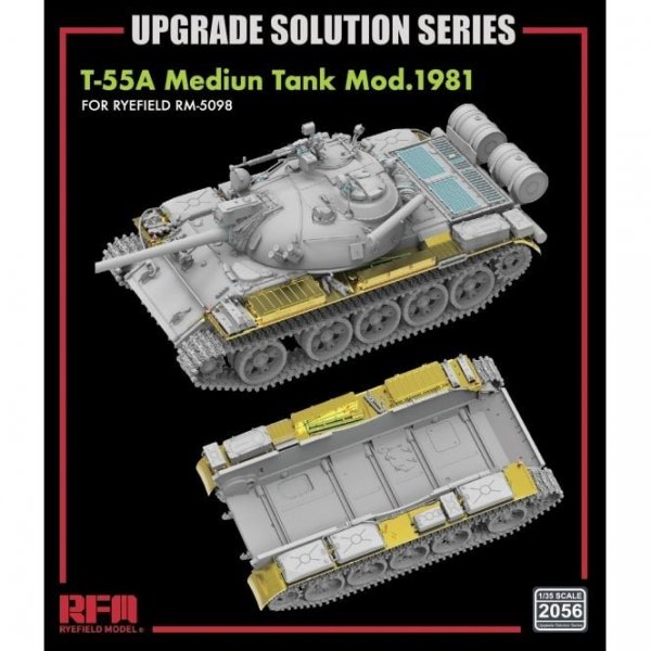 1:35 T-55A Medium Tank Mod.1981 for RFM5098 - Upgrade Solution