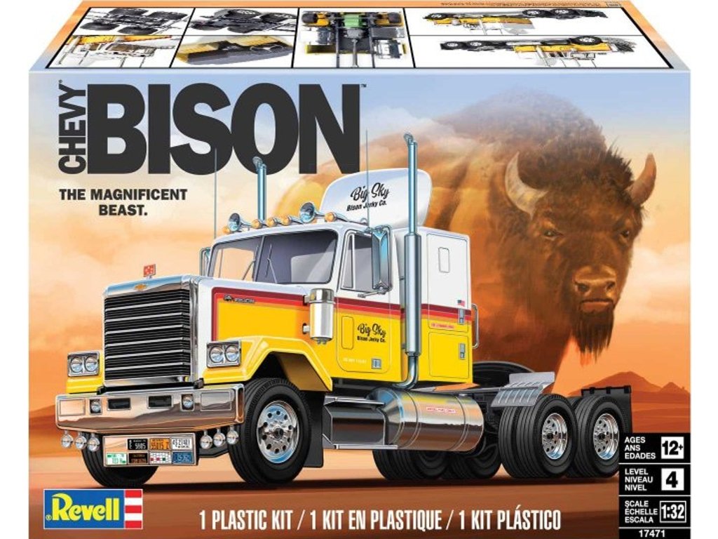 1:32 Chevy Bison Semi Truck