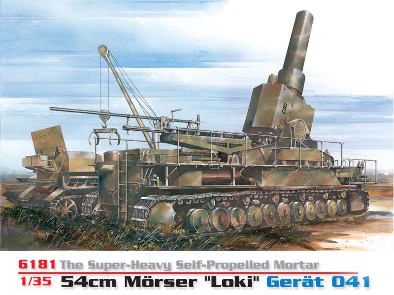 1:35 The Super-Heavy Self-Propelled Mortar 54cm Morser "Loki" Gerat 041
