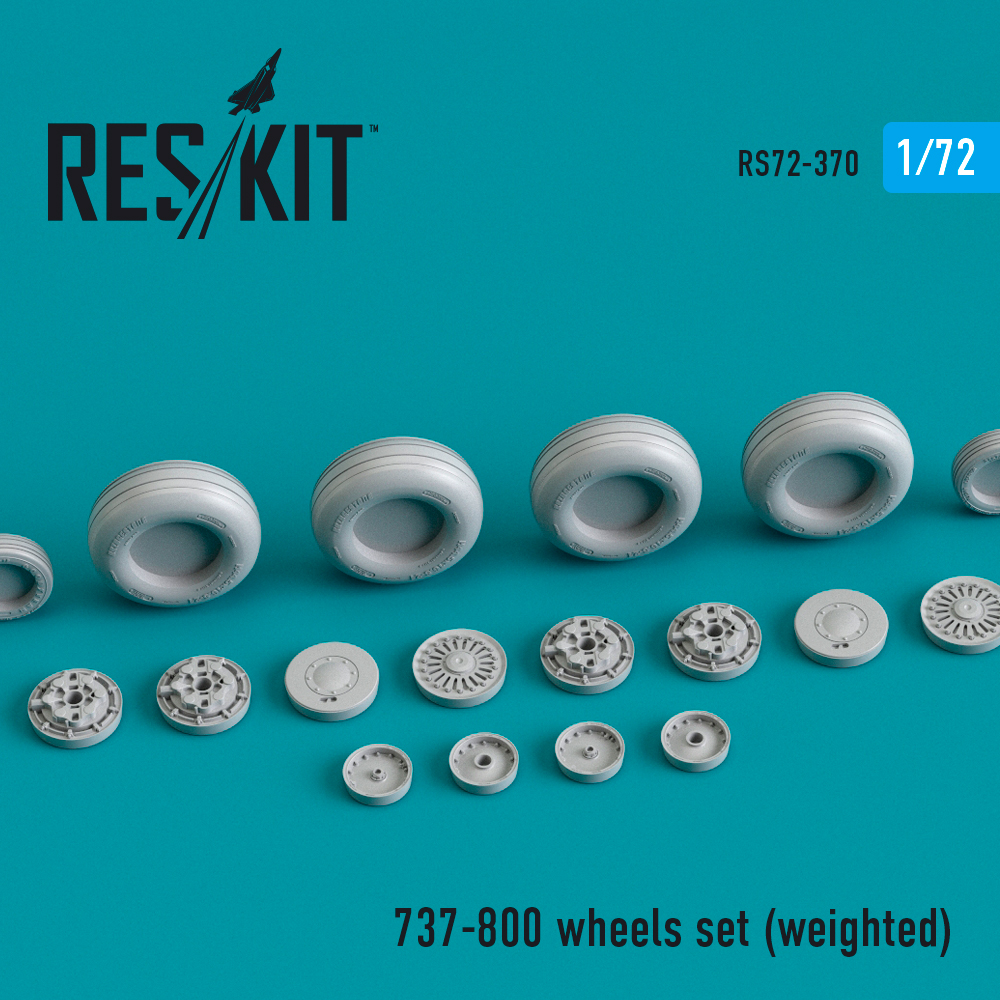 1:72 Boeing 737-800 wheels set (weighted)