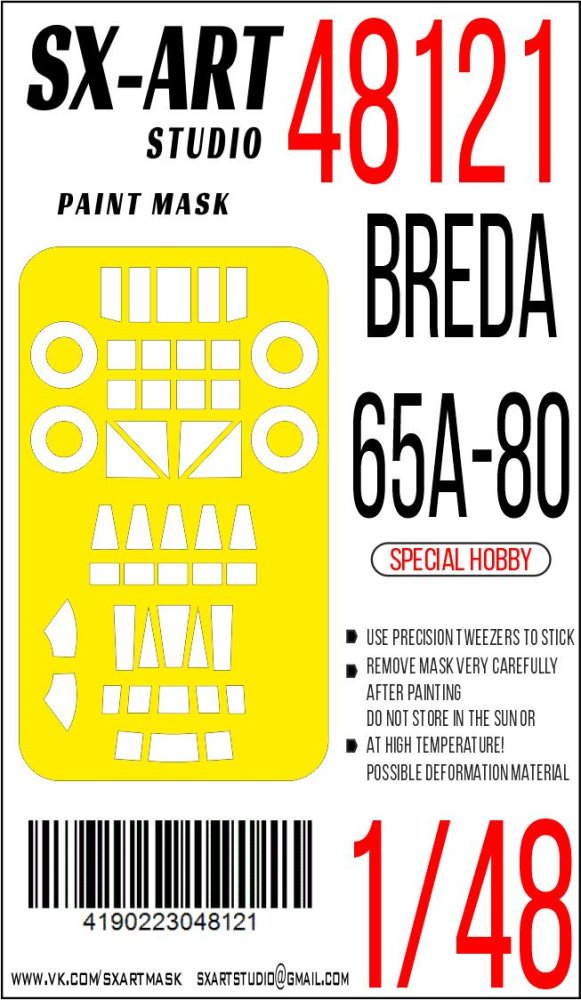 1:48 Paint mask Breda 65A-80 (SP.HOB.)
