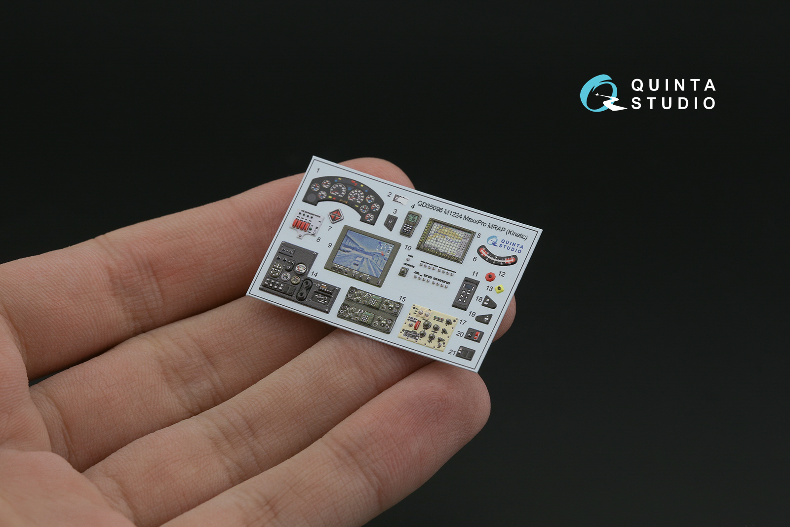 1:35 M1224 MaxxPro MRAP interior 3D decals