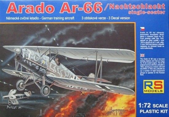 1:72 Arado Ar-66 Nachtschlacht (single-seater)