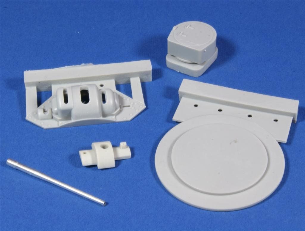 1:35 Mantlet & MG Turret for Crusader I/II Tanks