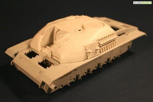 1:35 StuG III Ausf. G upper Hull with concrete armor