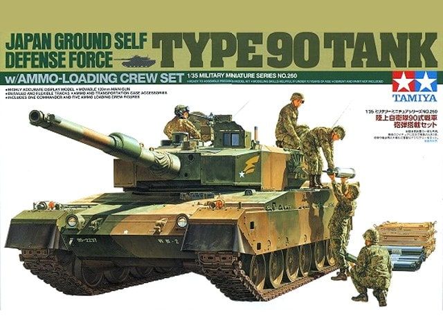 1:35 Type 90 Tank W/ Ammo Loading Crew Set