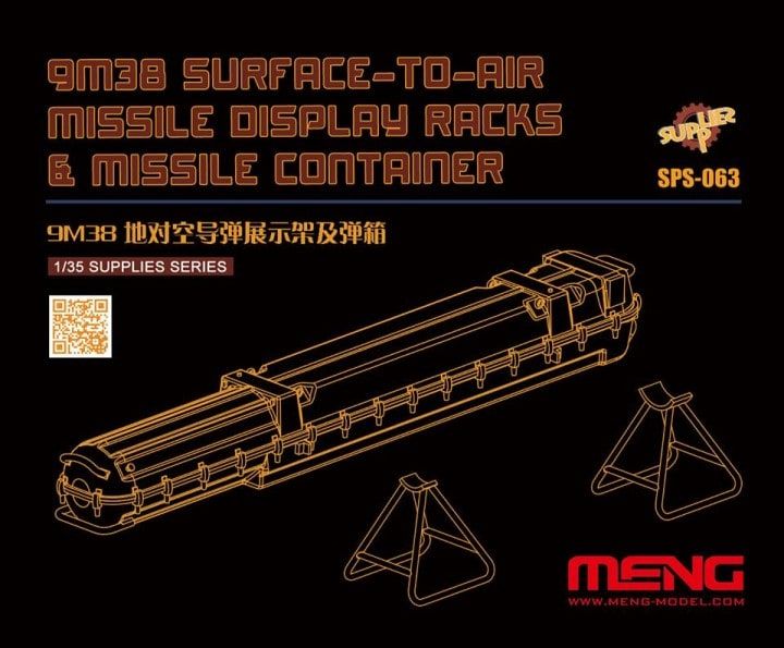 1:35 9M38 Surface-to-air Missile Display Racks & Missile Container