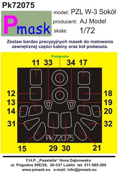 1:72 PZL W-3 Sokół (Ajmodel)