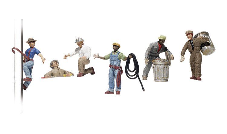 City Workers - HO Scale