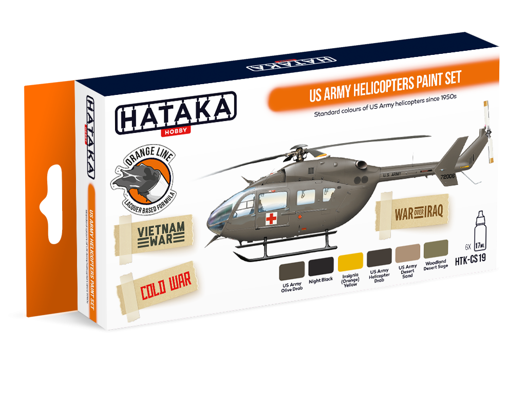 US Army Helicopter paint set