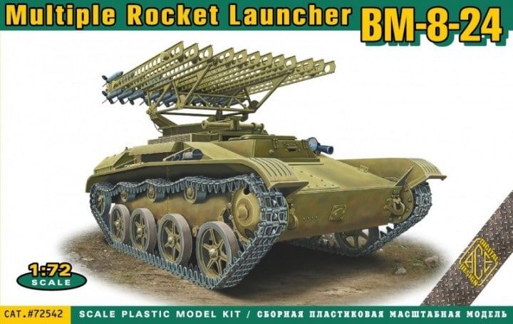 1:72 BM-8-24 multiple rocket launcher