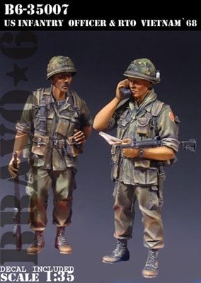 1:35 U.S. Infantry Officer & RTO Vietnam '68