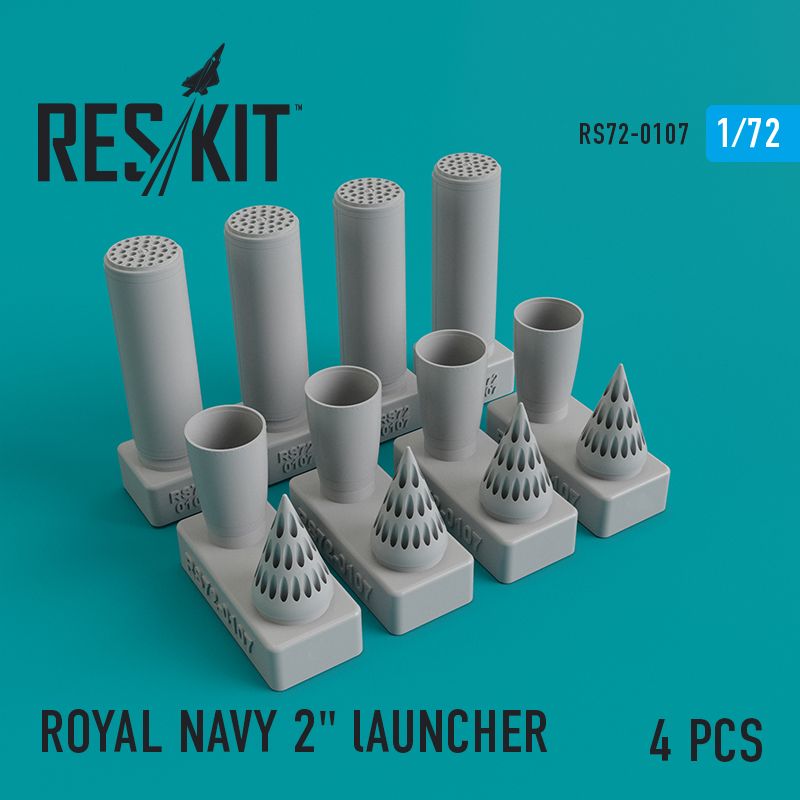 1:72 ROYAL NAVY 2" LAUNCHER (4 pcs)