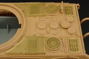1:48 King Tiger "Porsche Turret" GRILLS (TAMIYA)