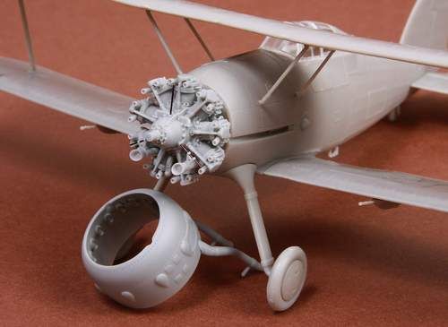1:48 Gloster Gladiator Mk.I/Mk.II engine, exhaust & cowling