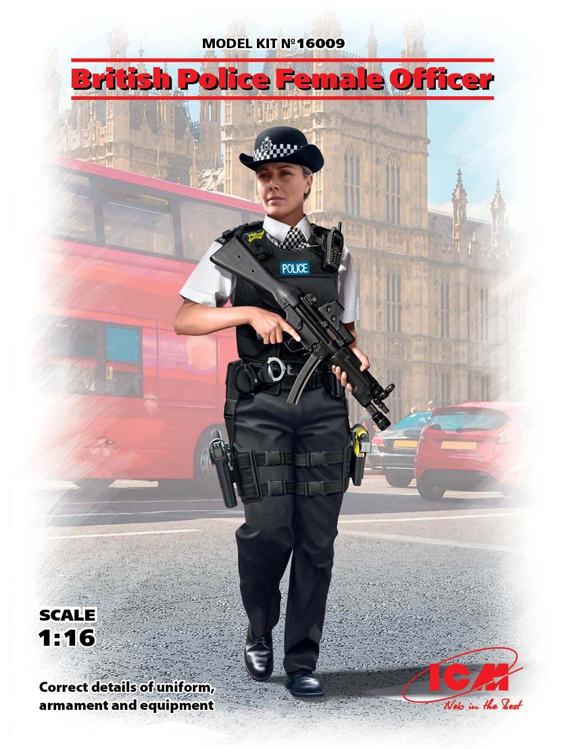 1:16 British Police Female Officer