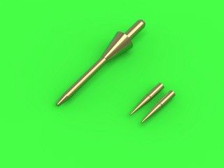 1:72 Alpha Jet A - Pitot Tube & Angle Of Attack probes