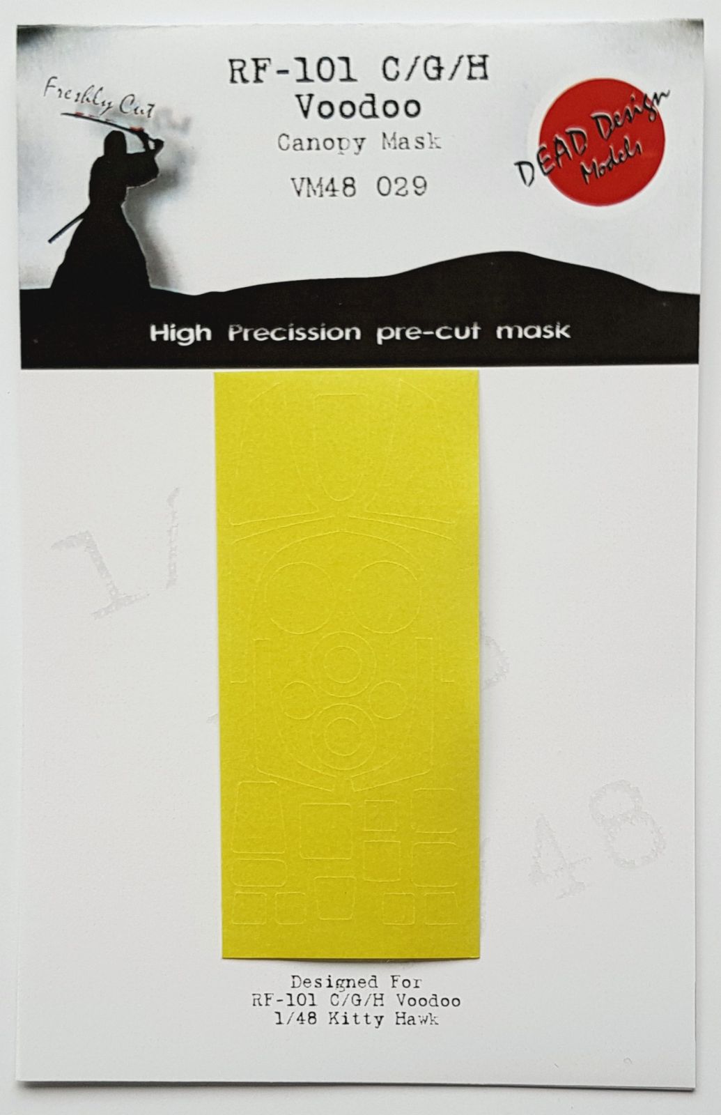 1:48 McDonnell RF-101 C/G/H Voodoo canopy paint frame mask