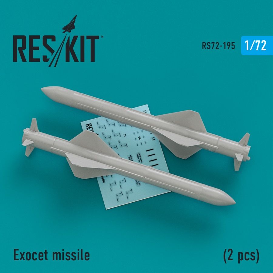 1:72 Exocet missile (2 PCS)