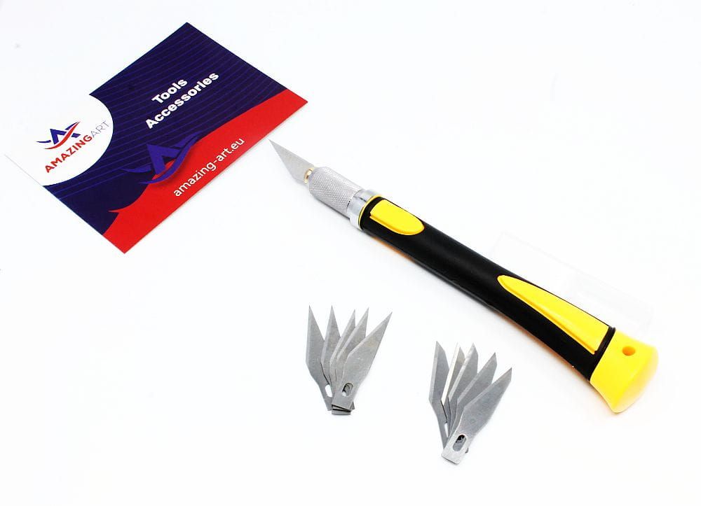 SCALPEL MODELING KNIFE + 10 BLADES