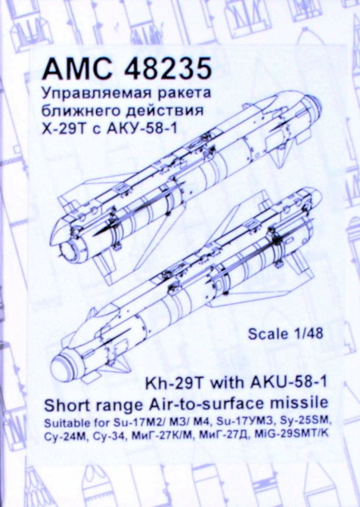 1:48 Kh-29T w/ AKU-58-1 SR Air-to-surface missile