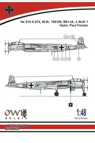 1:48 Heinkel He-219 A-0 GE+JA (Forster)