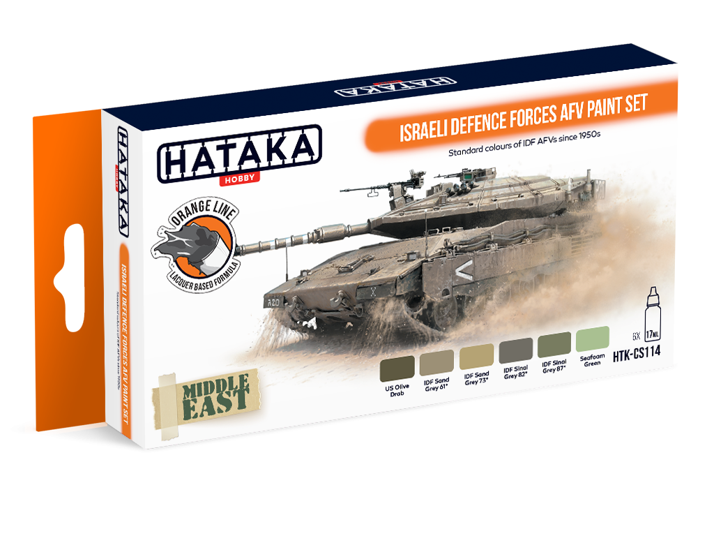 Israeli Defence Forces AFV Paint Set