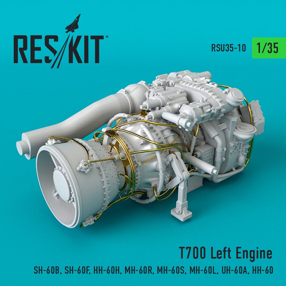 1:35 T700 Left Engine