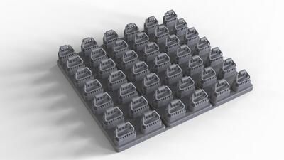 1:35 HANDLES FOR US POST WAR ARMOR - NON WORKABLE VERSION, 3 POSITION ...