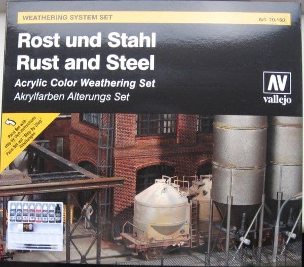Model Color - Weathering System Set - Rust and Steel