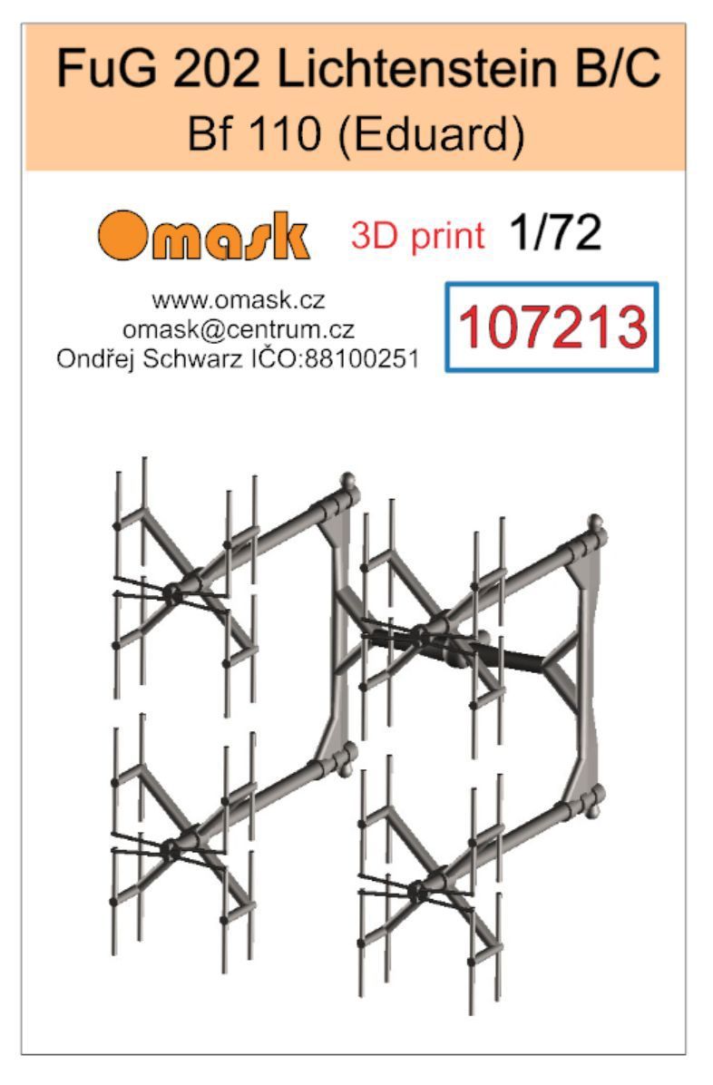 1:72 FuG 202 pro Bf 110 (Eduard) 3D print