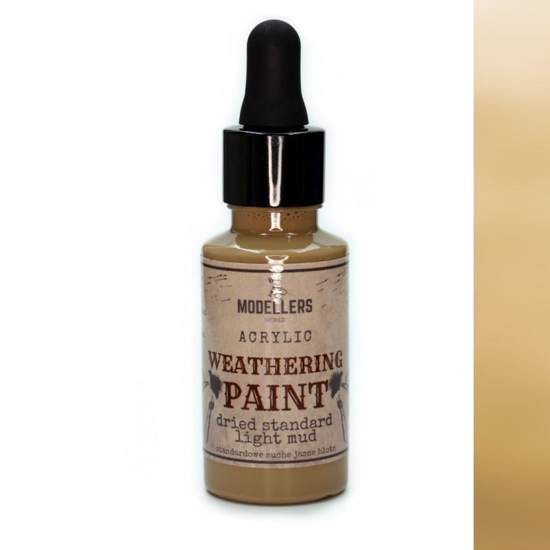 Weathering paint: Dried standard light mud