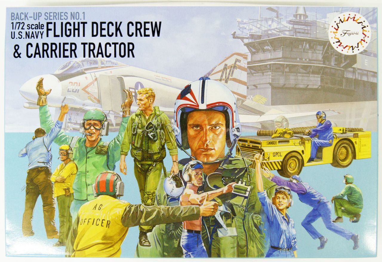 1:72 US Navy Flight Deck Crew & MD-3
