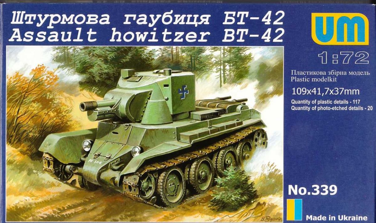1:72 BT-42 Assault howitzer