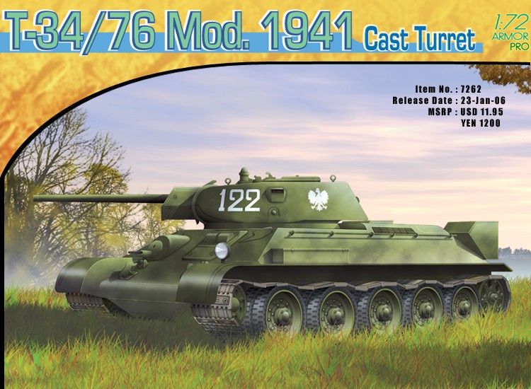 1:72 T-34/76 Mod.1941
