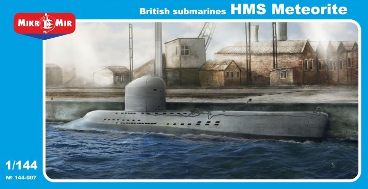 1:144 British submarines HMS Meteorite