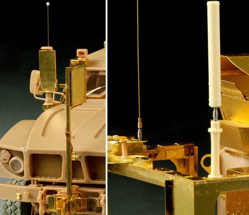 1:35 Modern US M-ATV MRAP Rhino Anti IED Device sets (For KINETIC Model ...