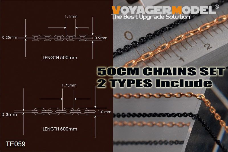 50cm Chains set (2 types) (GP)